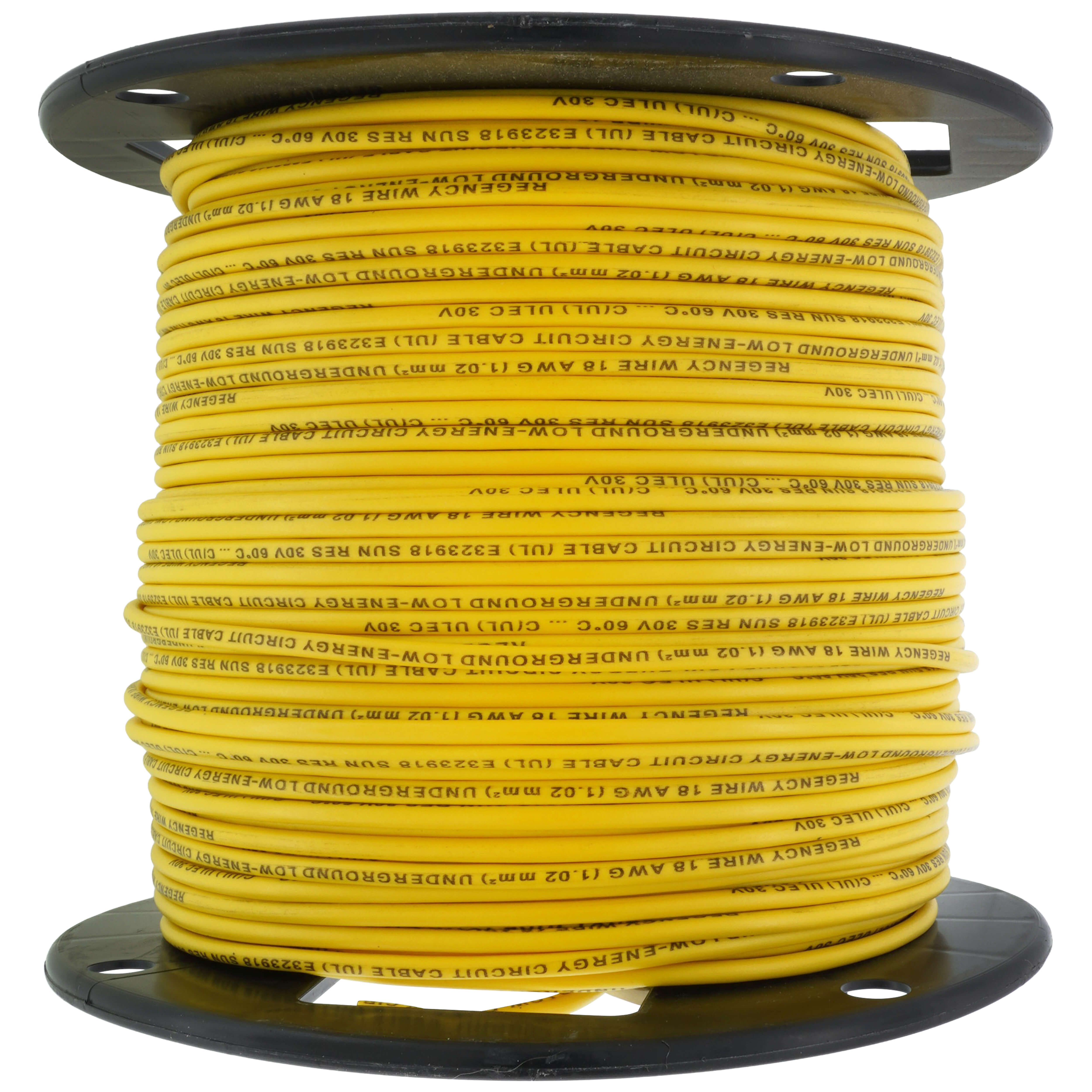Yellow Underground Wire