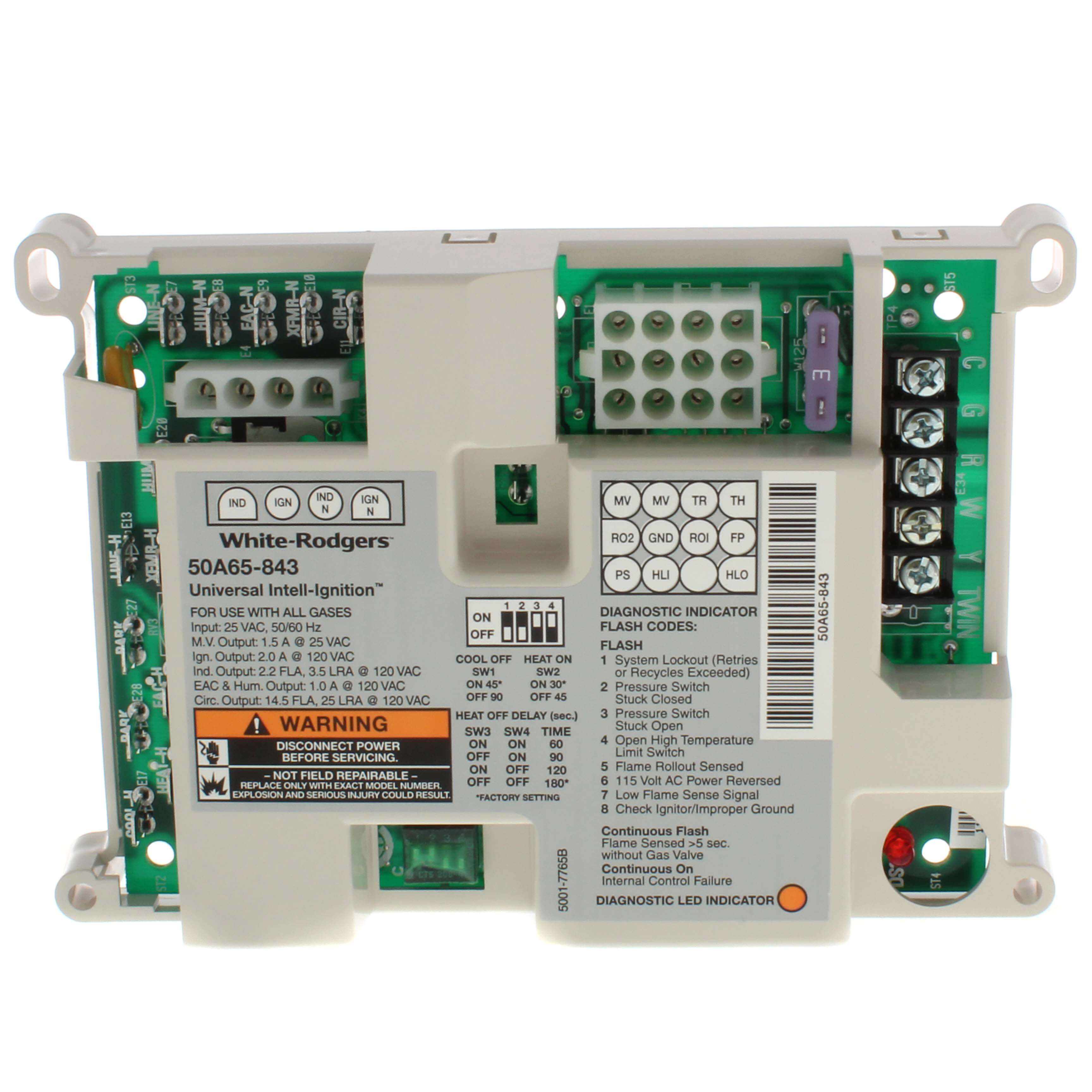 White-rodgers 50a55-843 White Rodgers 50X57-843 Universal Integrated ...