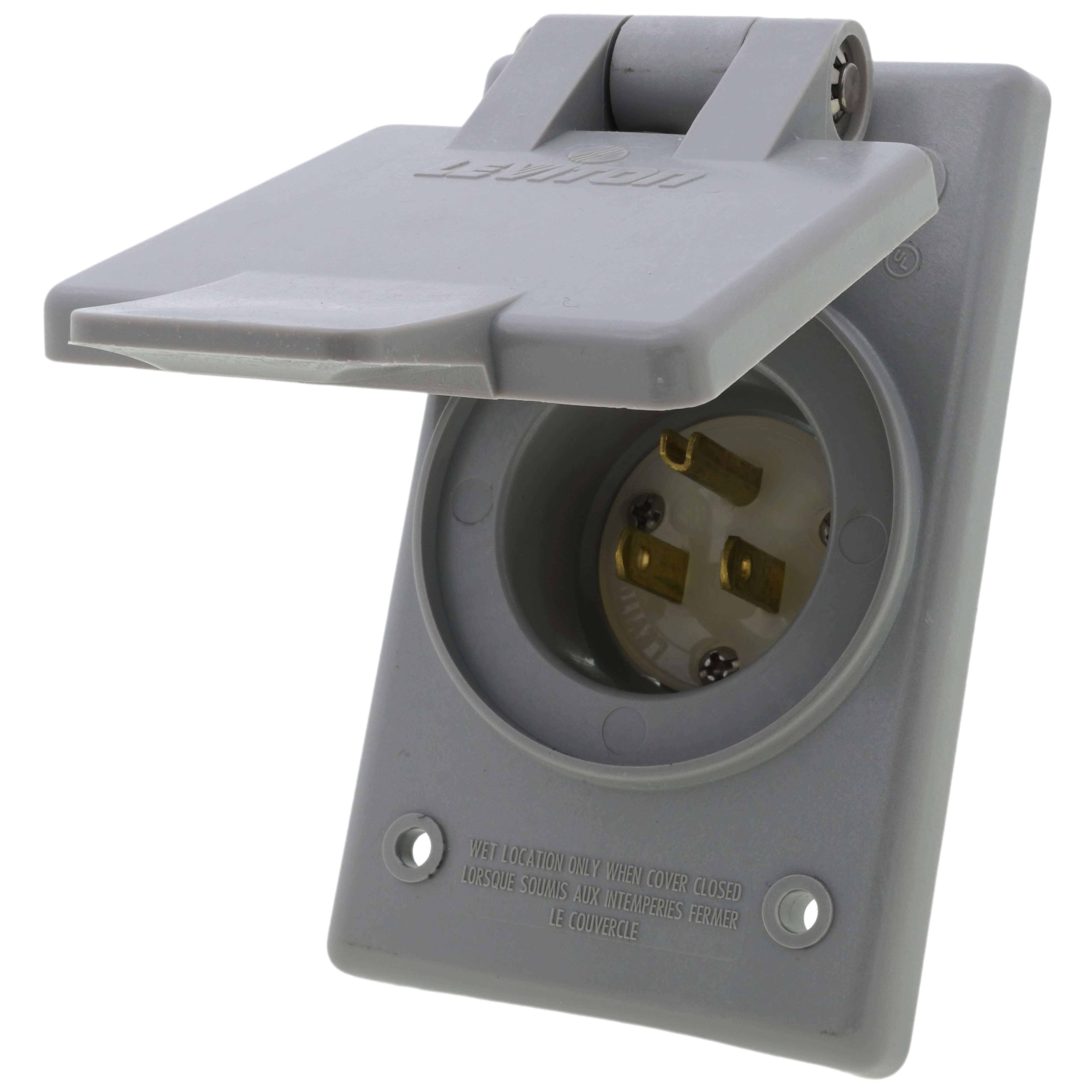 Leviton Inlet Receptacle Leviton 520B7WLEV Pin & Sleeve Industrial