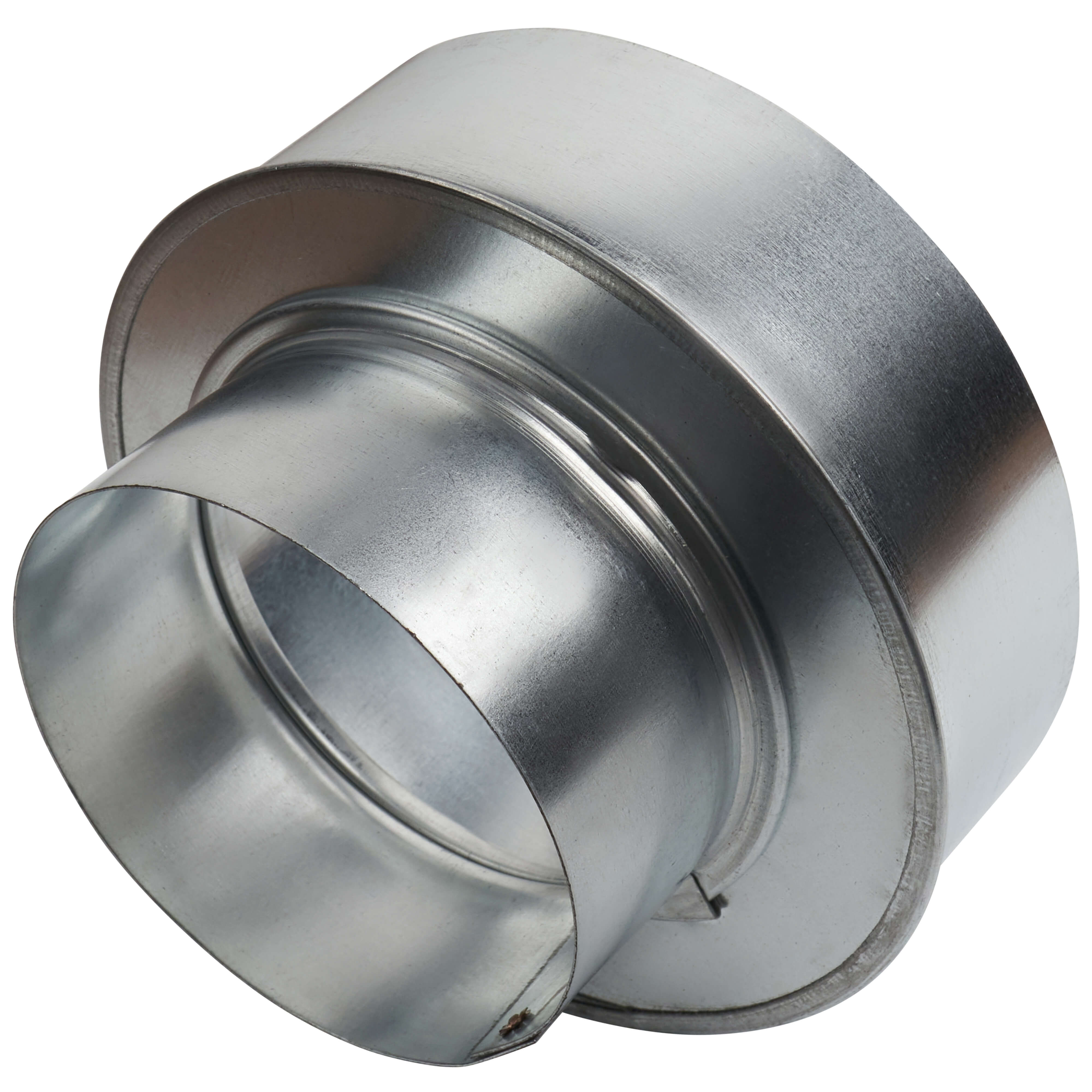 Duct Reducer 10 X 9 Inch Round Galvanized Steel Fitting – 26 Gauge, Pre ...