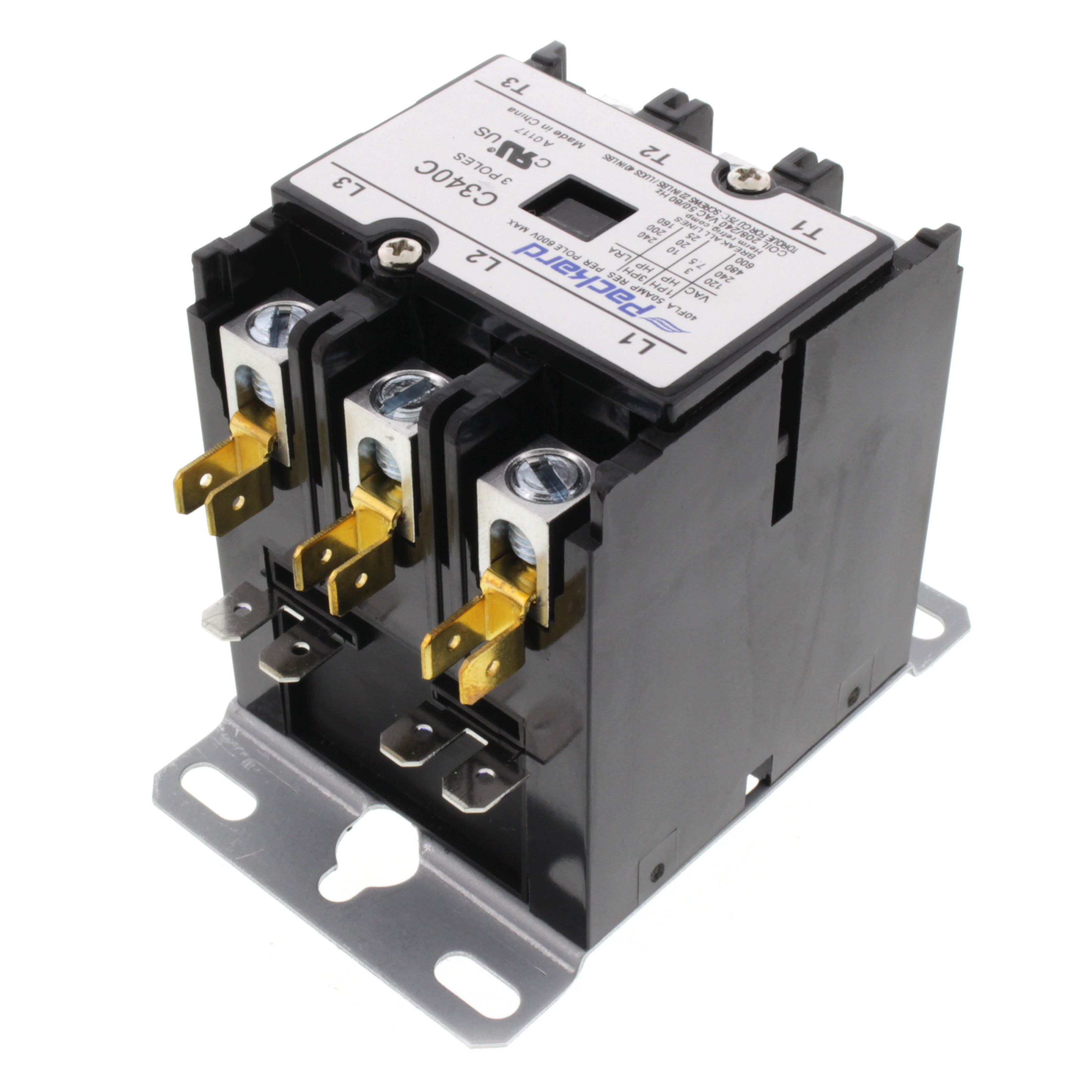 Packard C240a 2 Pole 24 V Coil 4 Amp Contactor Replacement PACKARD ...
