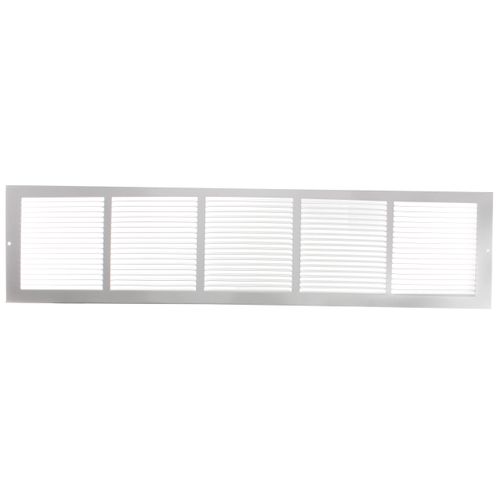 24x6 Inch Grille Truaire 24 In. X 24 In. White Stamped Return Air ...