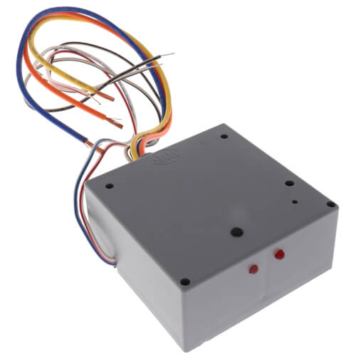 Enclosed Dry Contact Input Relay - 20 Amp SPDT & Override, Class 2 (120 VAC